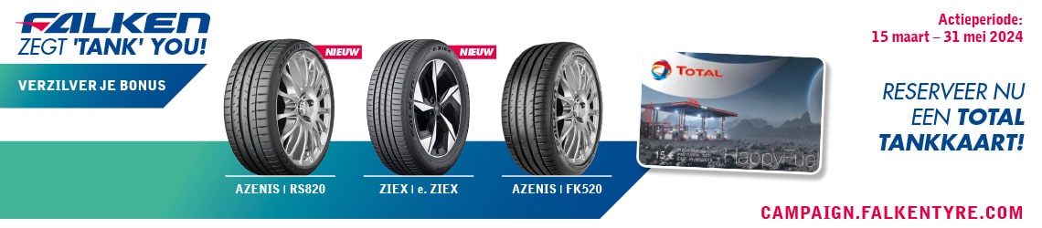 Falken zegt ‘Tank’ you! - autobandenmarkt.be